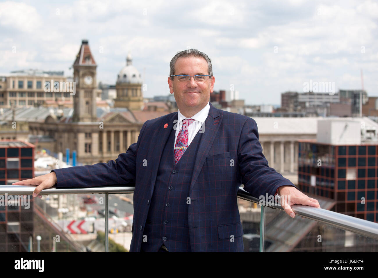 Birmingham City Council Leader Cllr John Clancy Pictured In The Garden