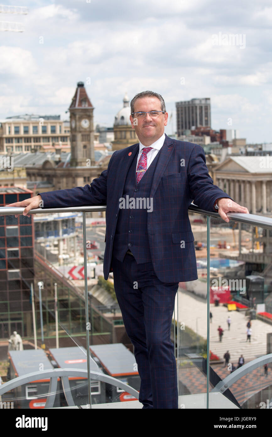 Birmingham City Council Leader Cllr John Clancy Pictured In The Garden