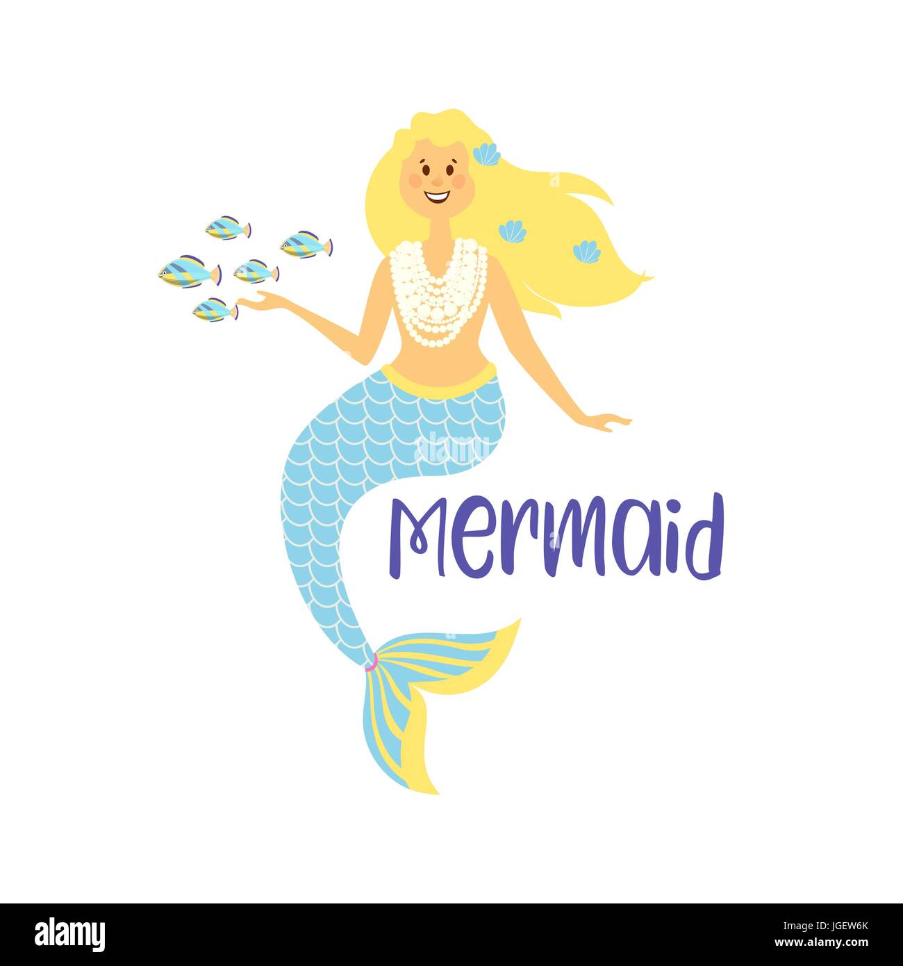 Mermaid logo vector vectors hi-res stock photography and images - Alamy