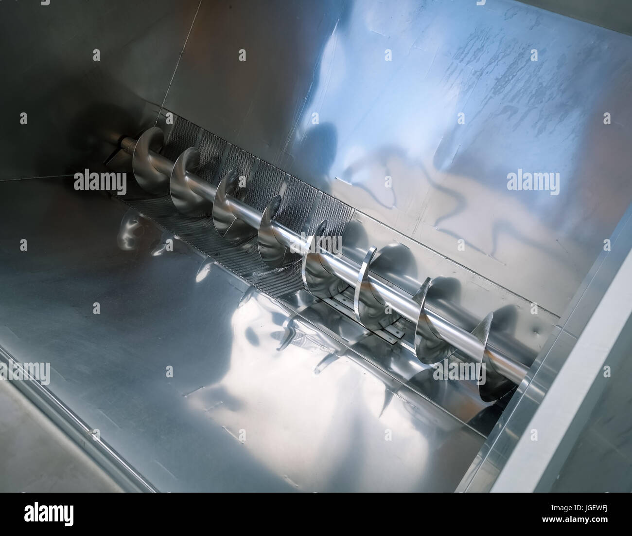 Grape sorter and press machines in winery Stock Photo - Alamy