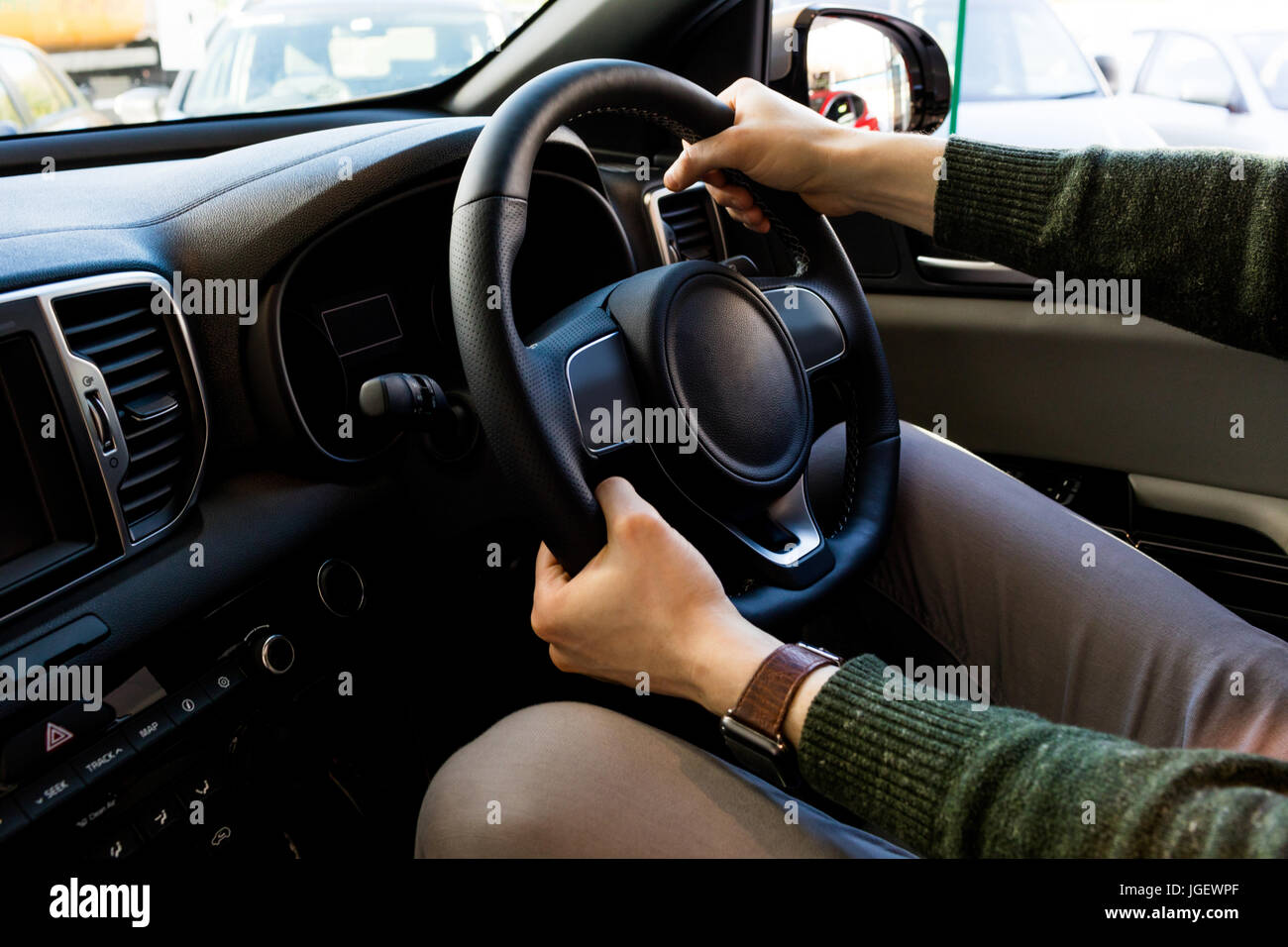 Customer examining hi-res stock photography and images - Alamy