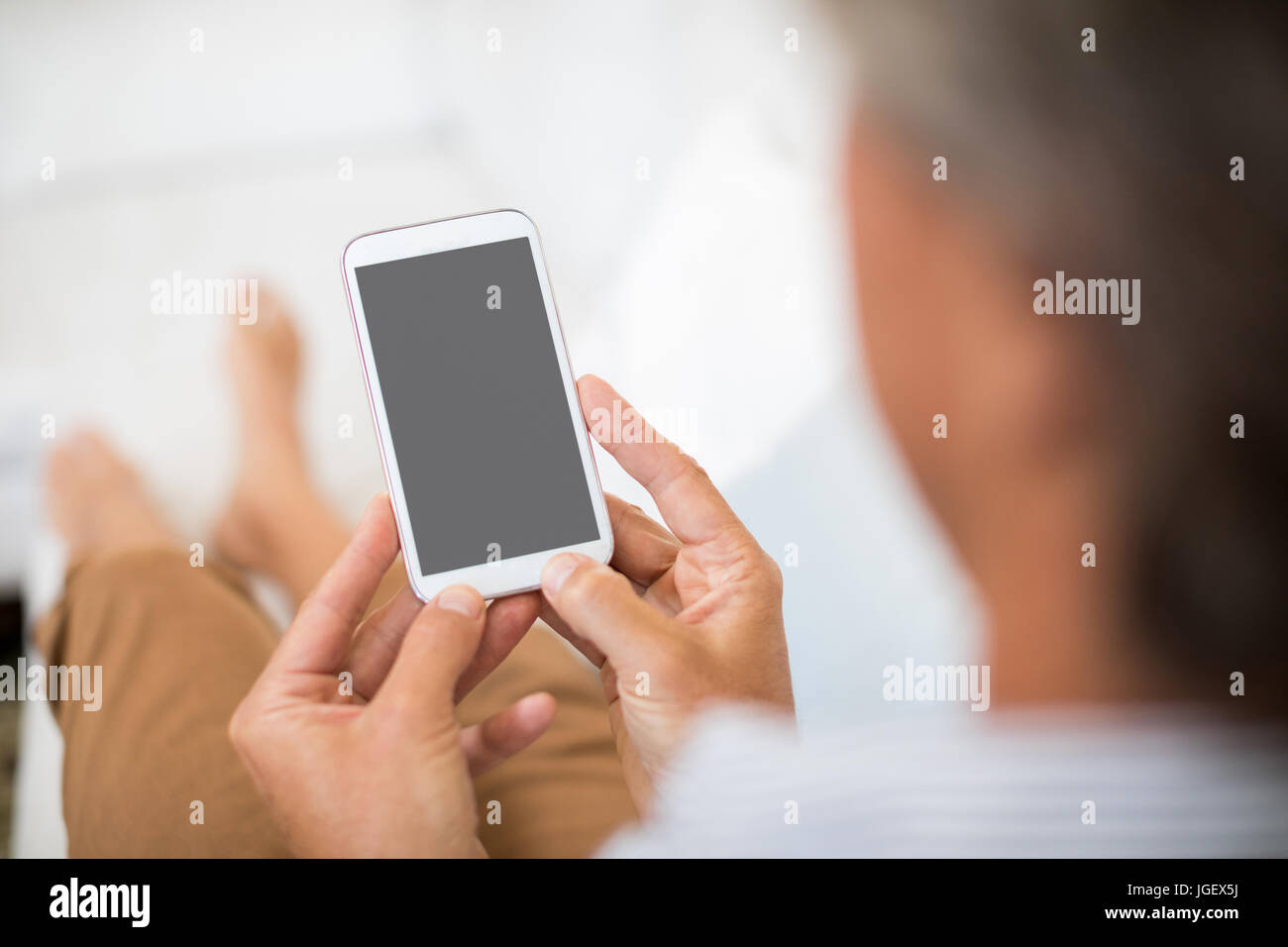 Authentic close up man touching hi-res stock photography and images - Alamy