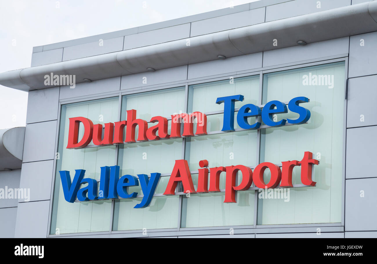 Durham Tees Valley Airport,England,UK Stock Photo - Alamy