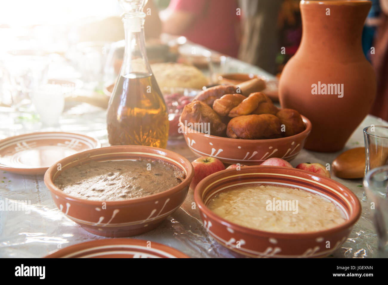 old slavonic food Stock Photo - Alamy