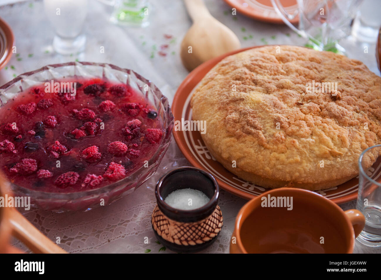 old slavonic food Stock Photo - Alamy