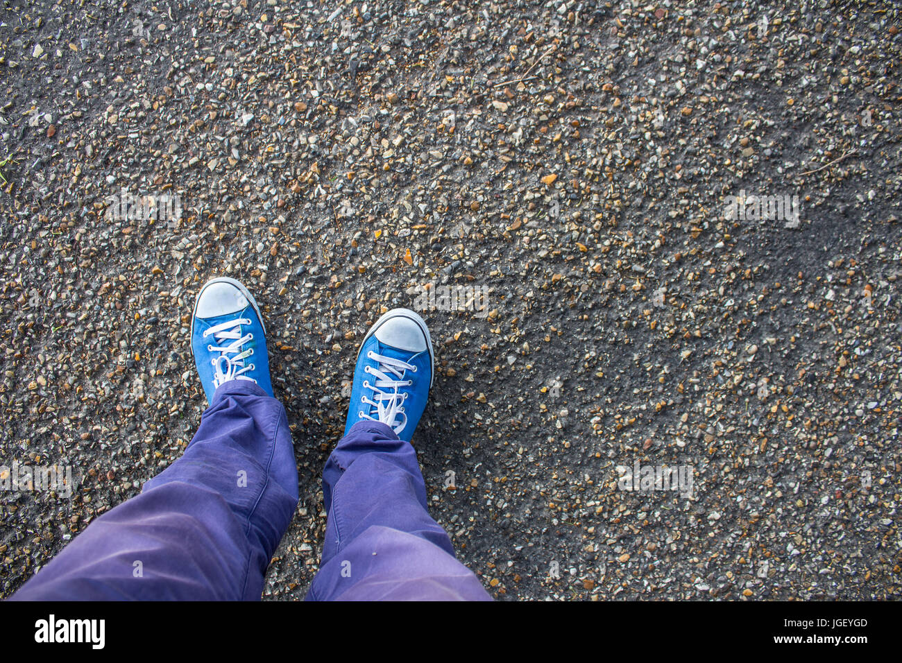Walking foot on street Stock Photo - Alamy