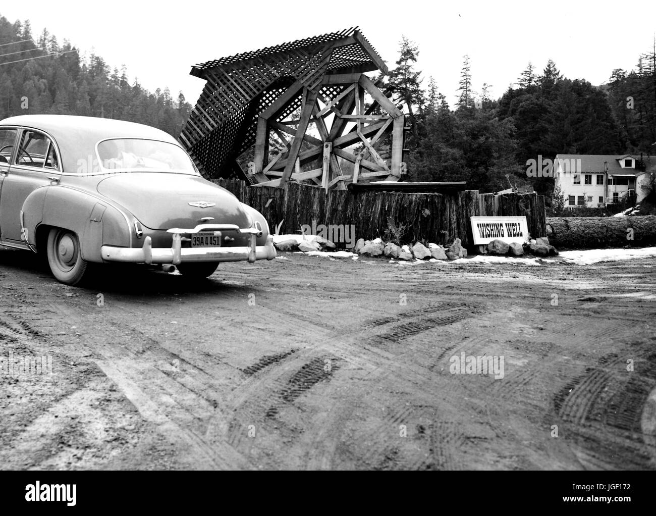 California roadside sign Black and White Stock Photos & Images - Alamy