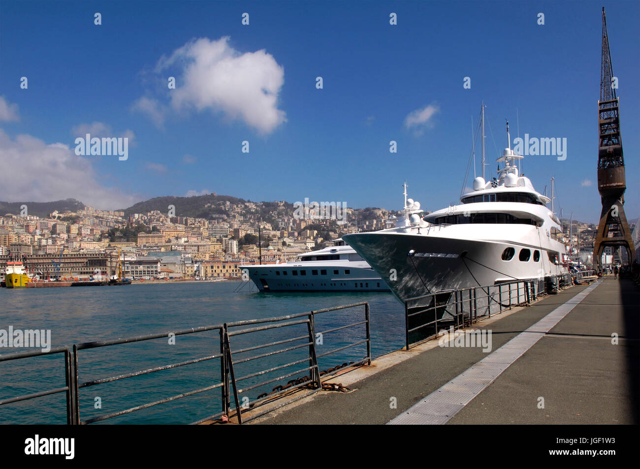 port of Genoa, Italy Stock Photo - Alamy