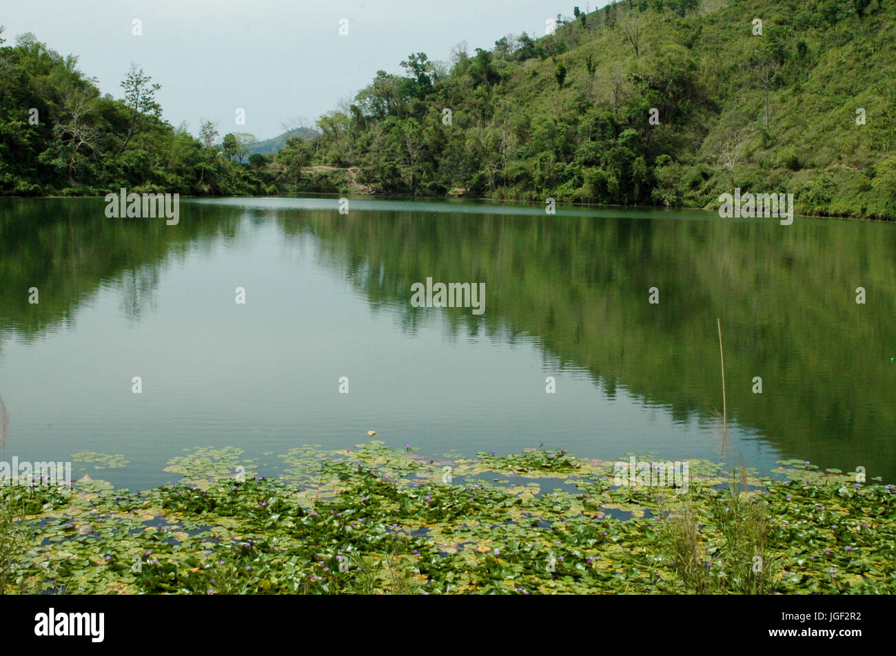 Beautiful Boga Lake at Ruma in Bandarban hill district. Bangladesh ...