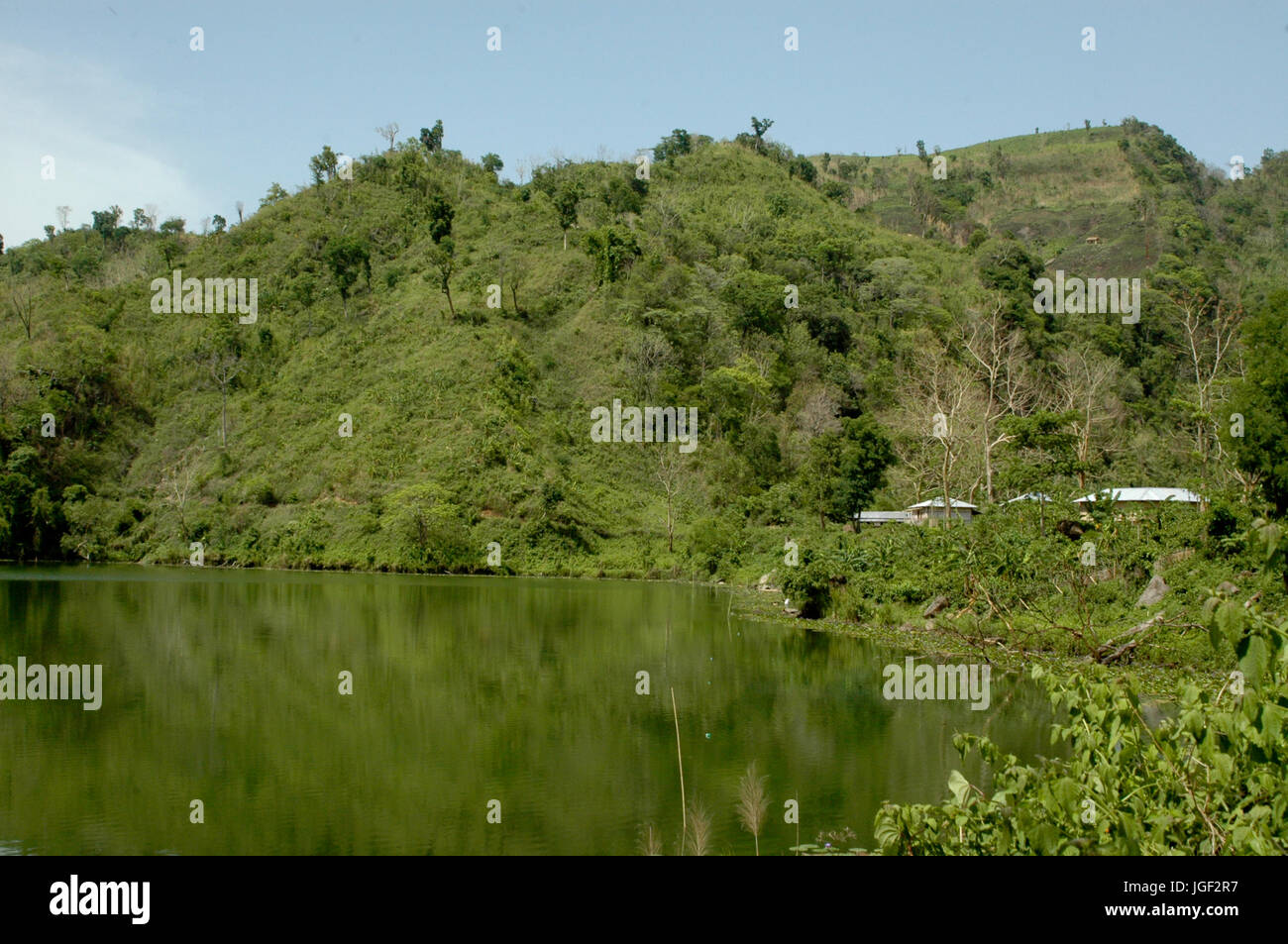 Beautiful Boga Lake at Ruma in Bandarban hill district. Bangladesh ...