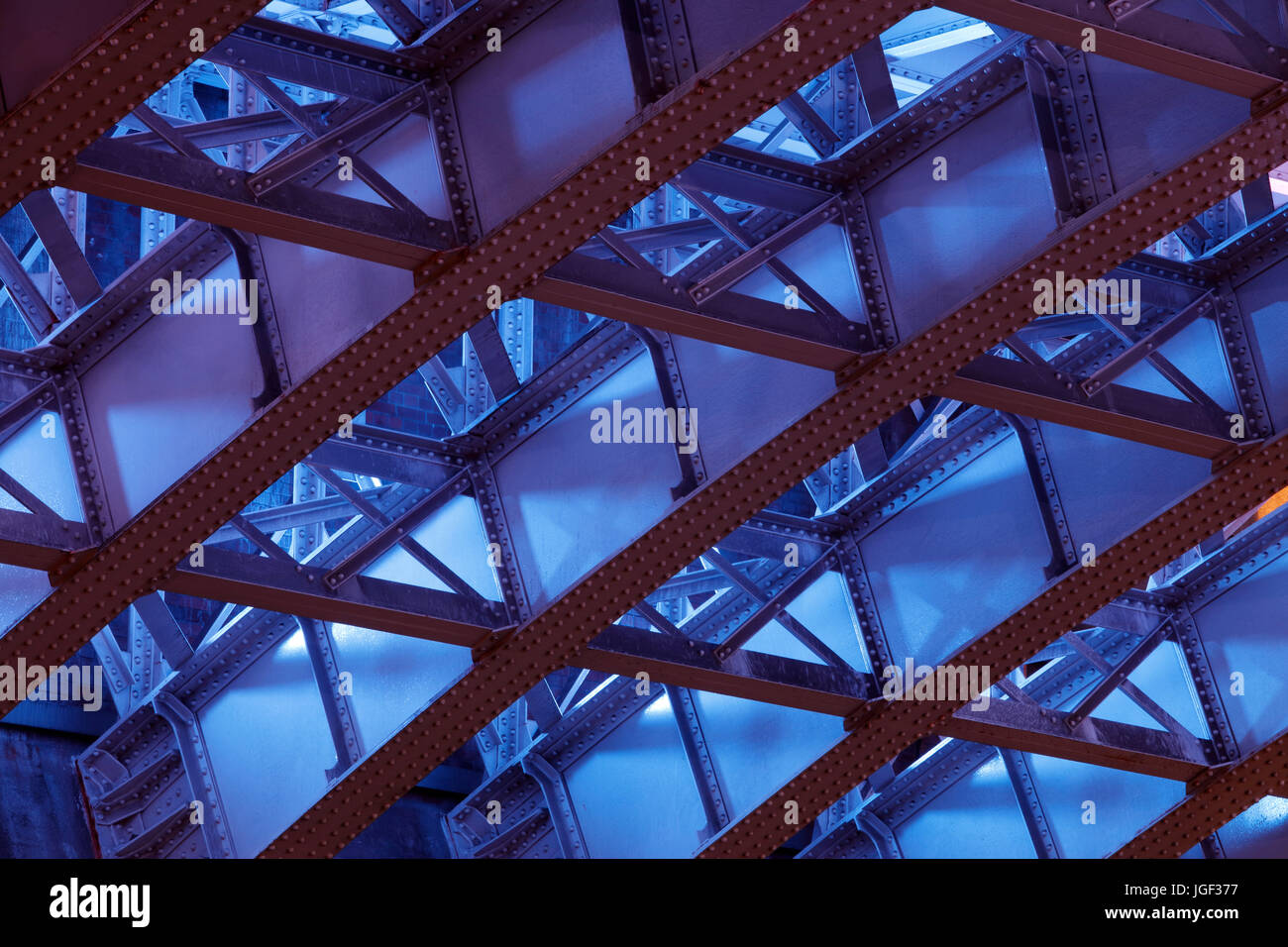 Underside of Southwark Bridge, London, UK Stock Photo - Alamy