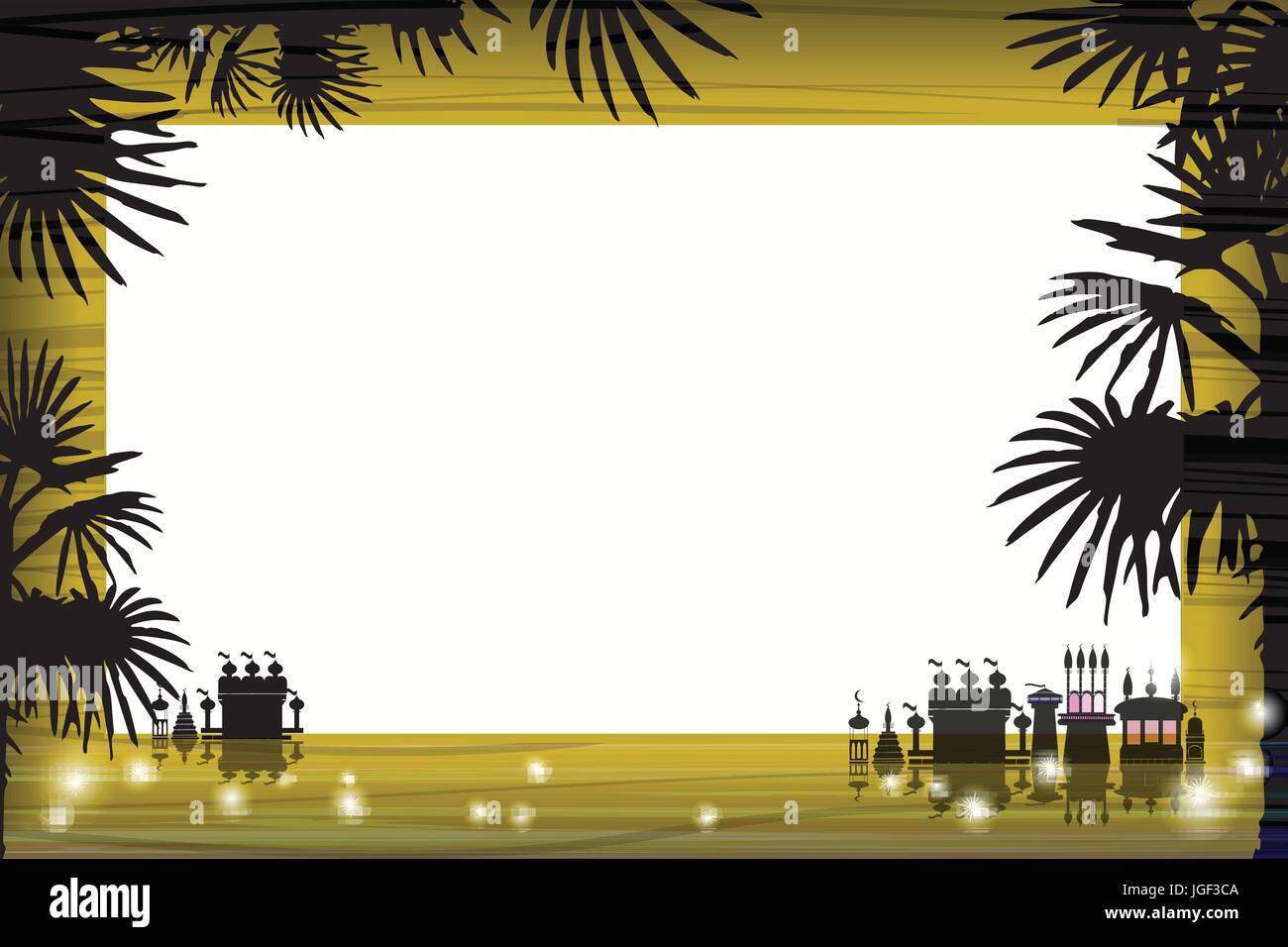 Horizontal view golden color Stock Vector Images - Alamy