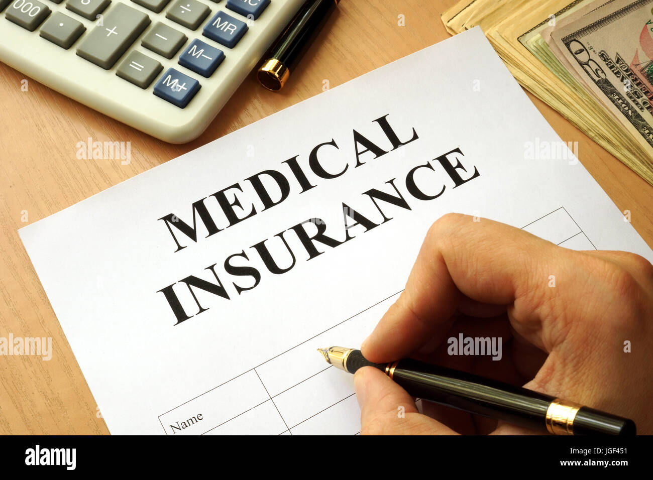 Health insurance bill hi-res stock photography and images - Alamy