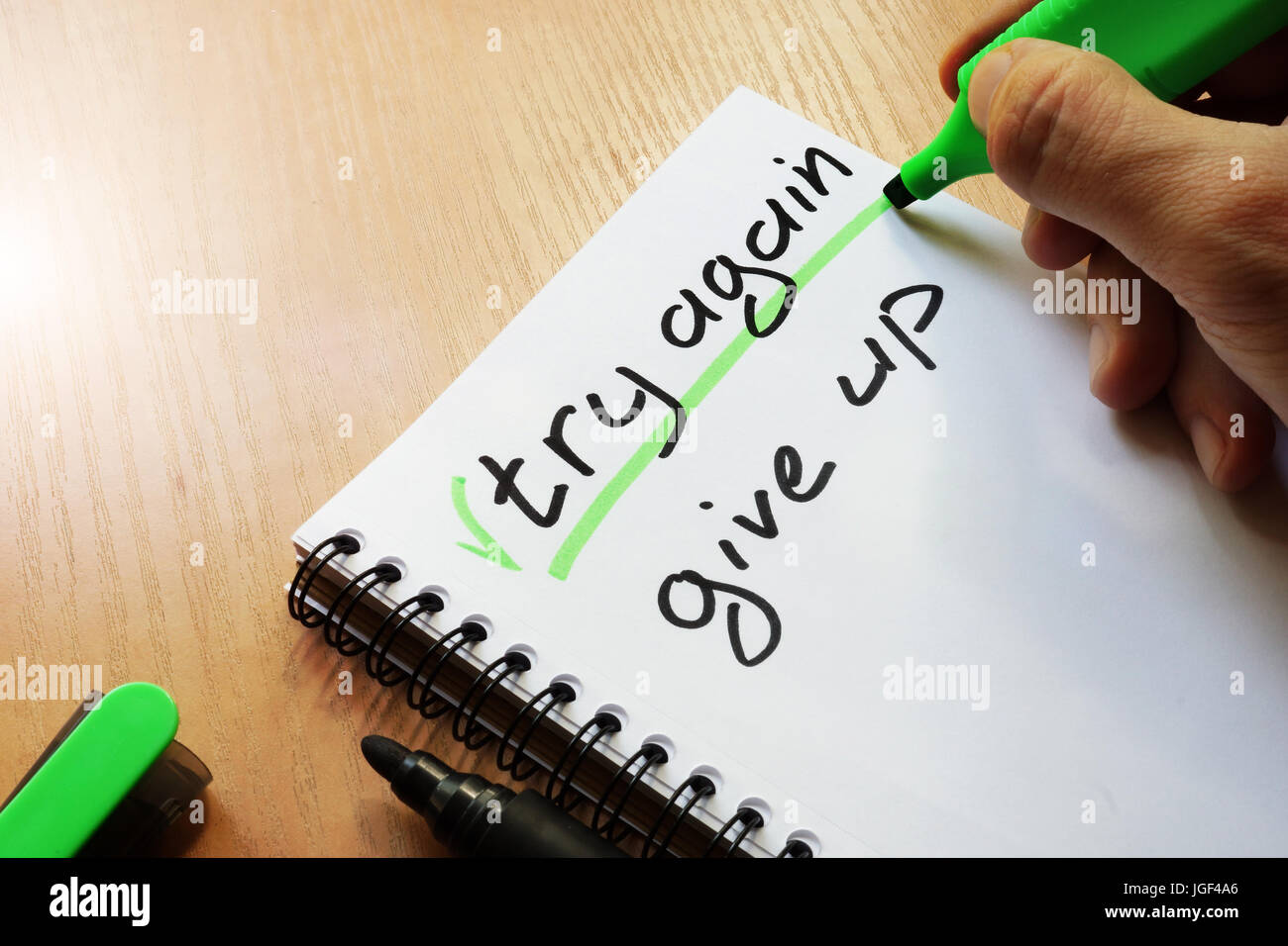 Try try again hi-res stock photography and images - Alamy