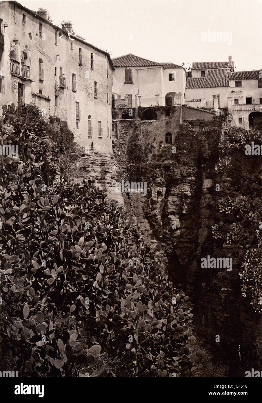 Carl Curman - Houses in Ronda, Spain Stock Photo - Alamy
