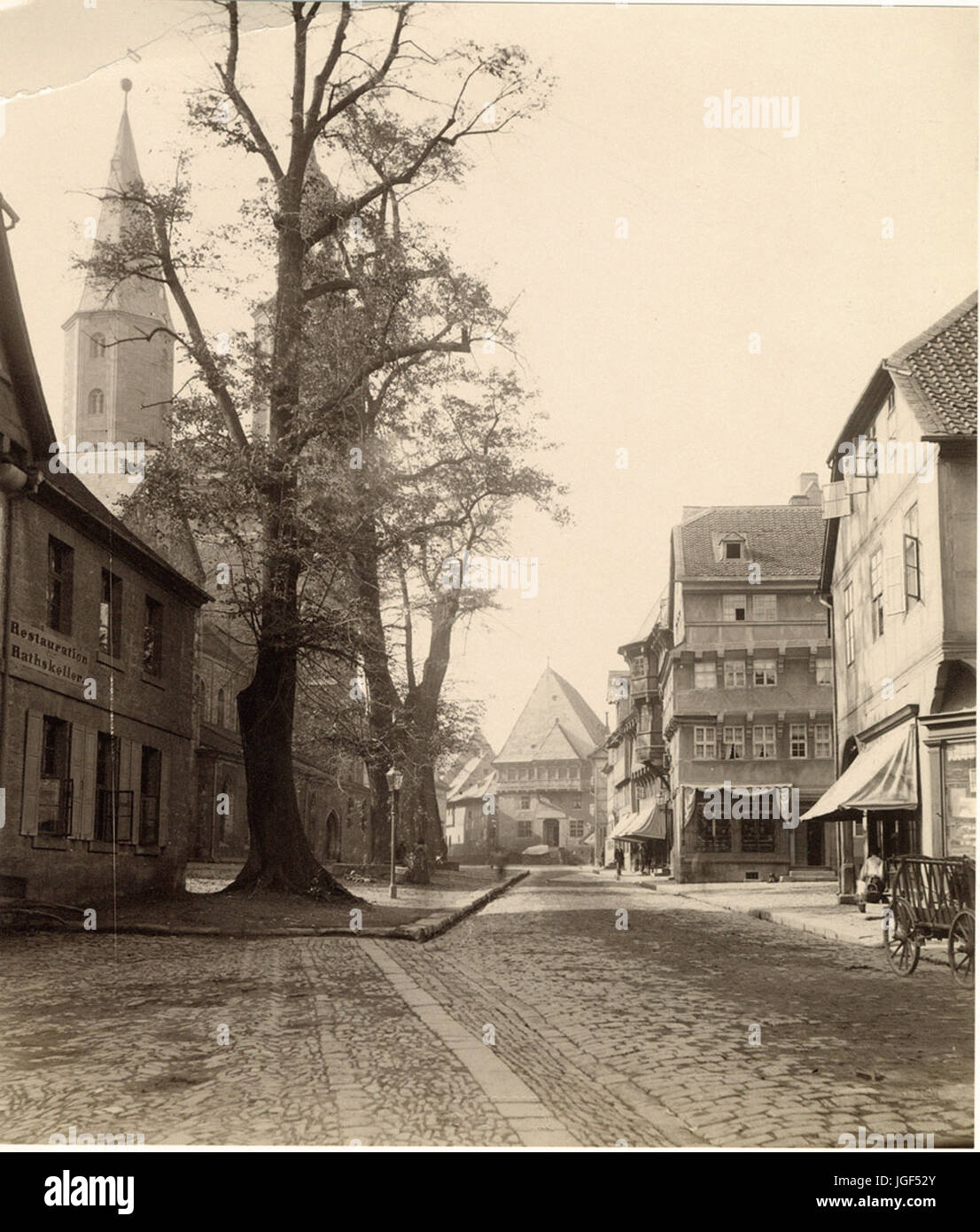 Carl Curman - Old Town of Goslar, Germany Stock Photo - Alamy