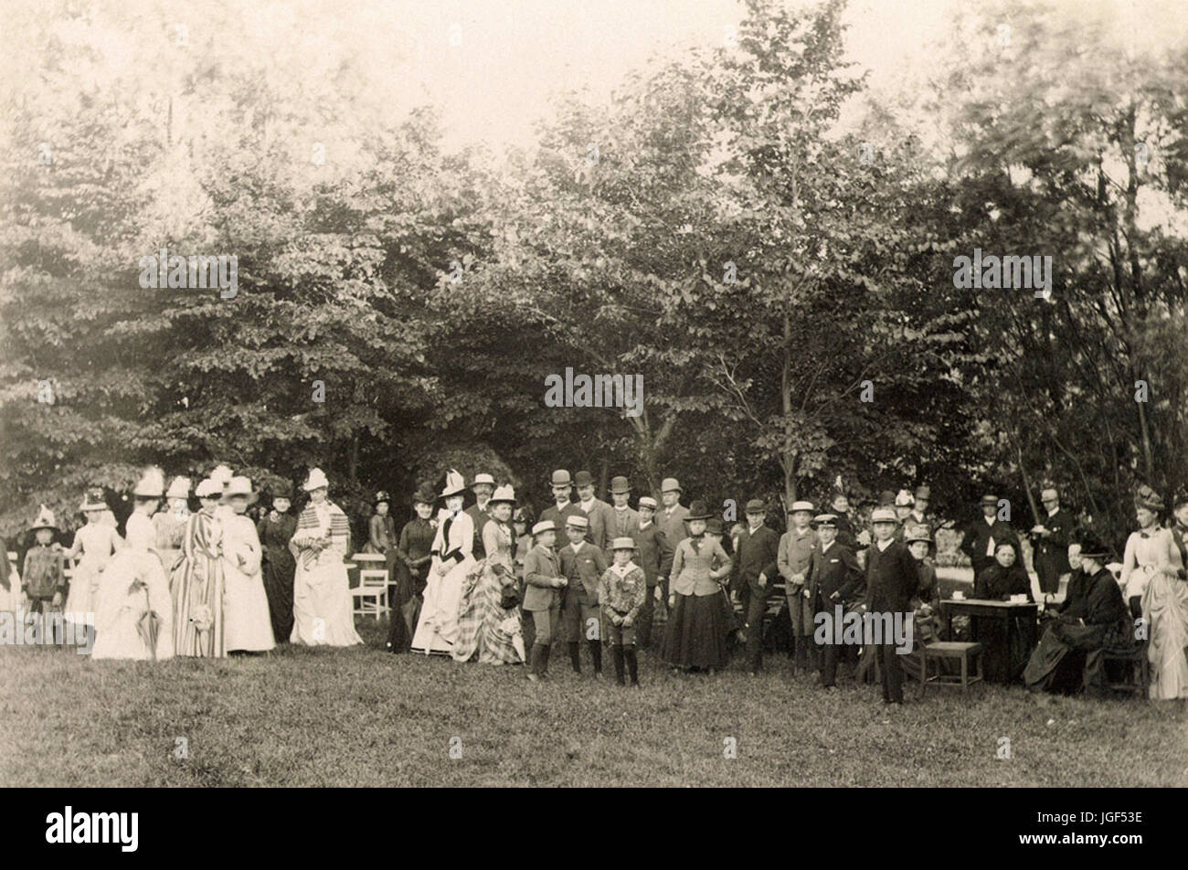 Carl Curman - People in Lysekil park, Sweden Stock Photo - Alamy