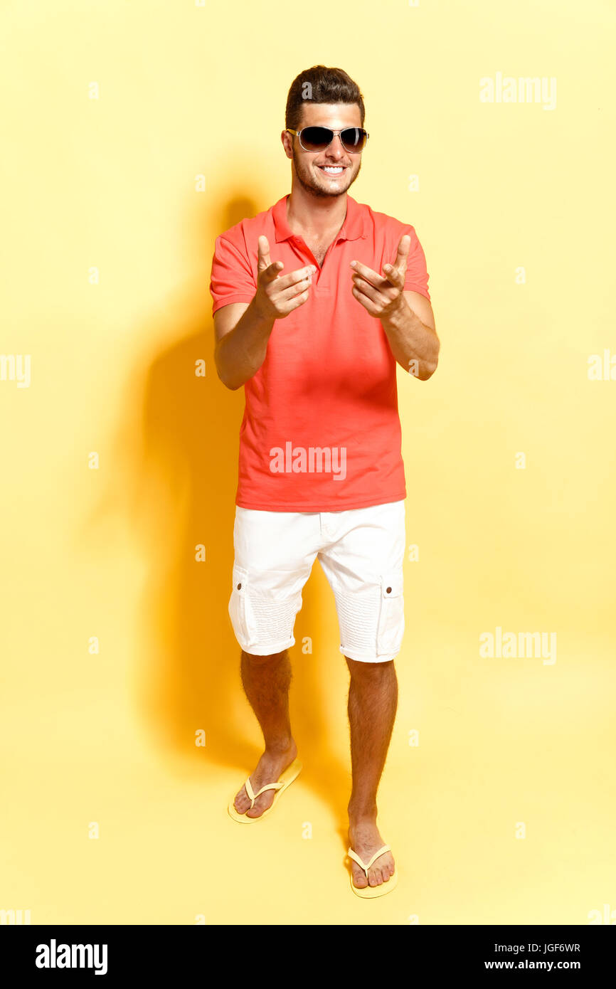 Funny guy pointing hi-res stock photography and images - Alamy