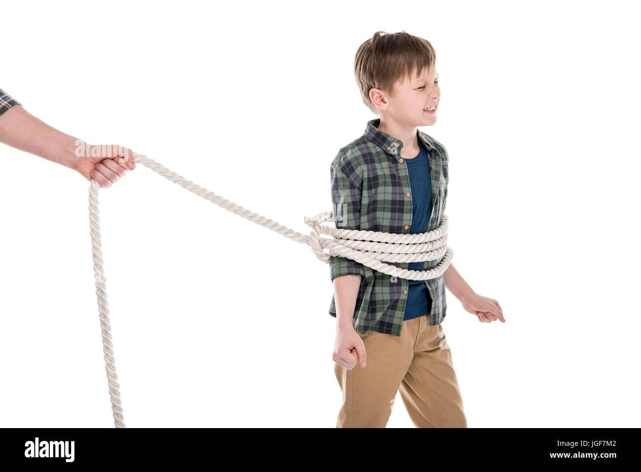 Man holding rope scary hi-res stock photography and images - Alamy