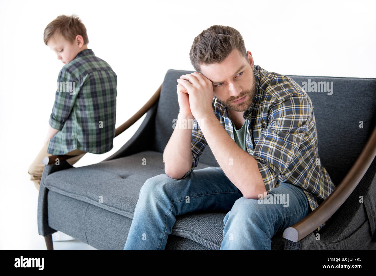 Father angry with son hi-res stock photography and images - Alamy