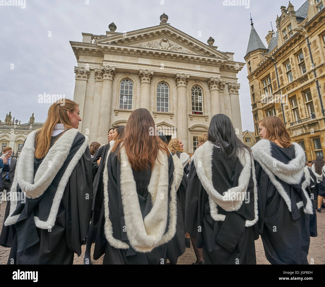 graduation ceremony cambridge senate house Stock Photo - Alamy