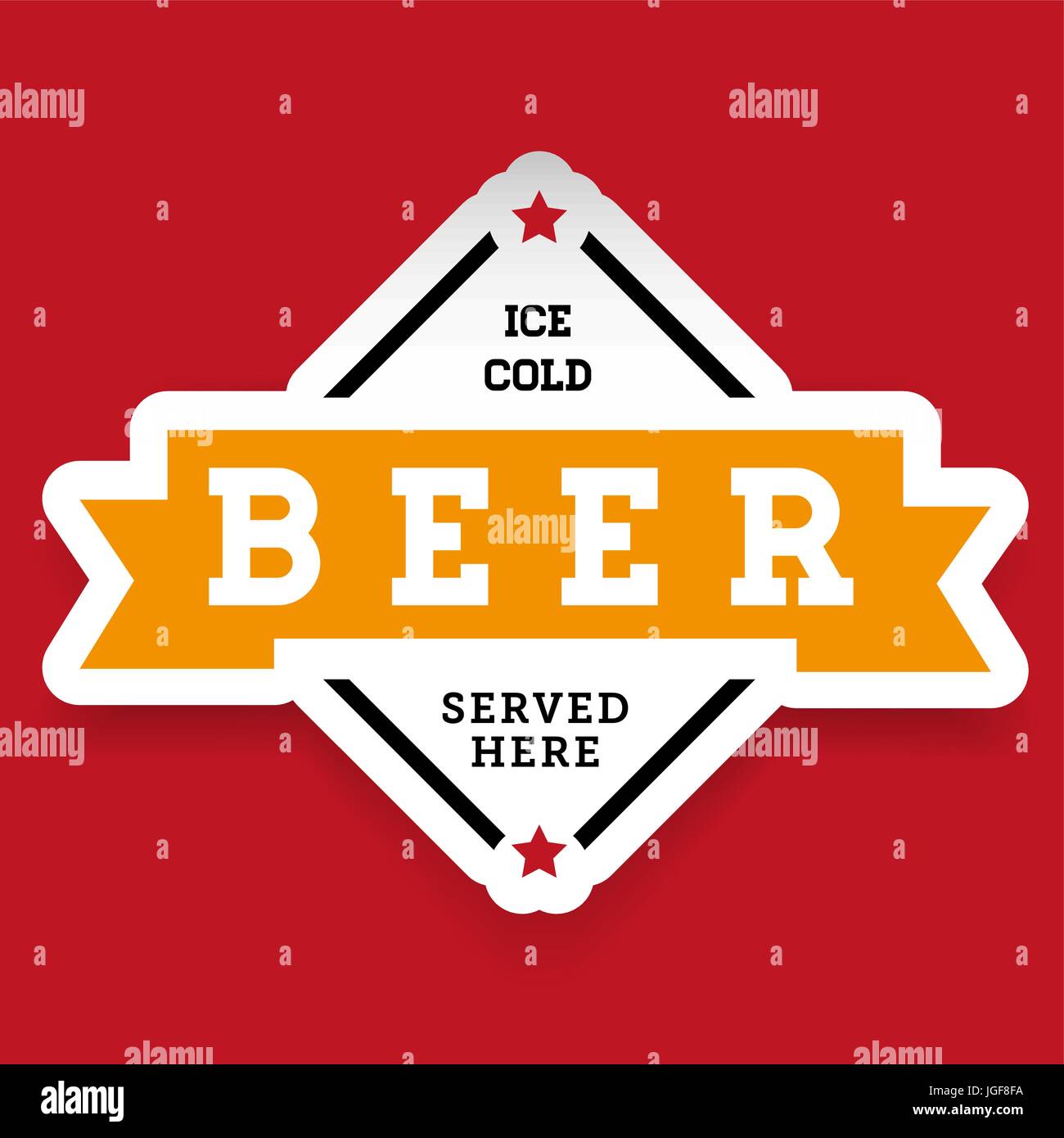 Vintage beer mug design hi-res stock photography and images - Alamy