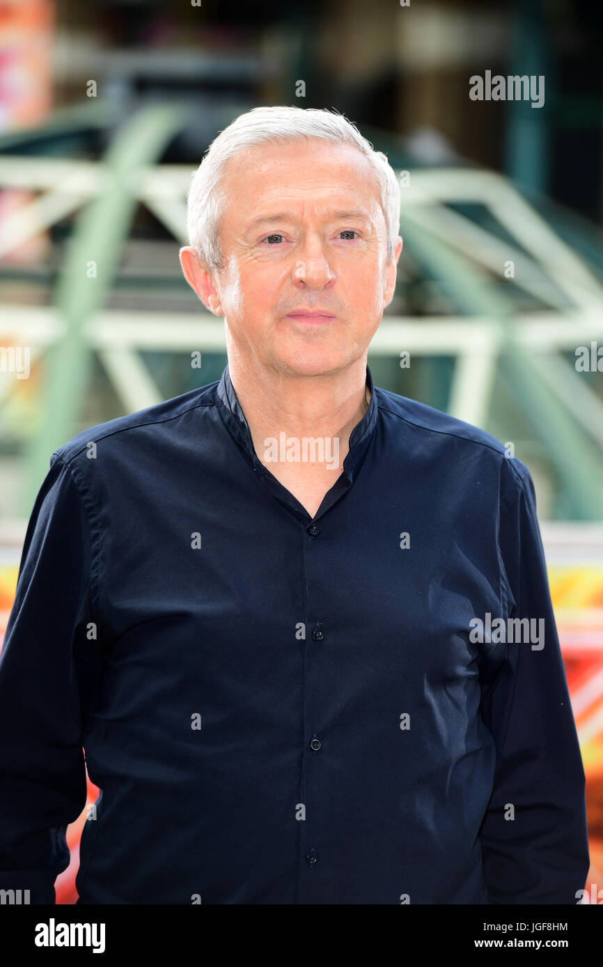 Louis Walsh attending X Factor filming at Tobacco Dock, Wapping Lane ...