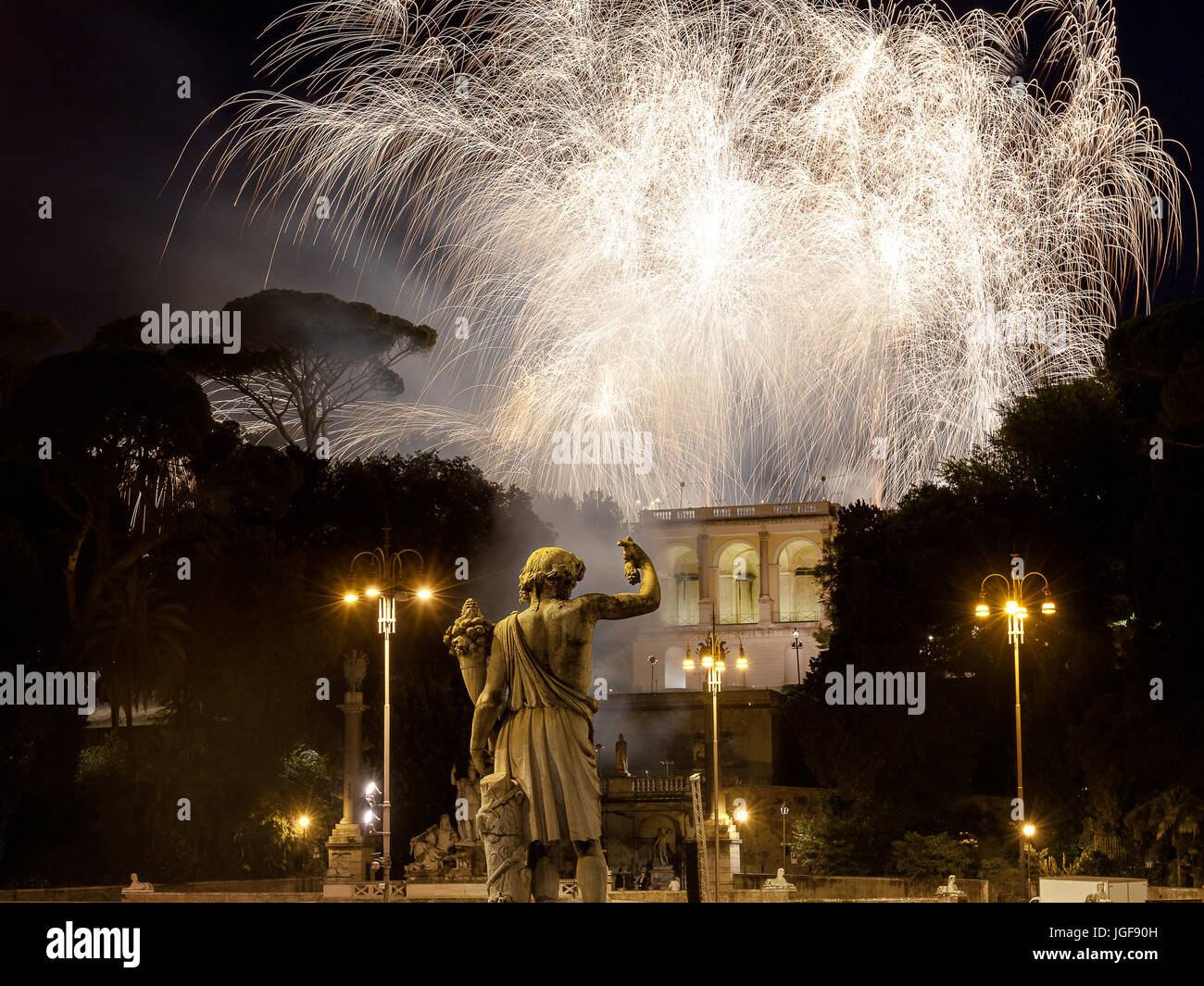 Fireworks show in rome hi-res stock photography and images - Alamy