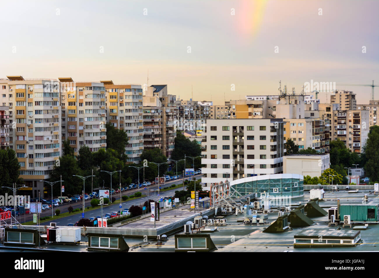 Bucharest rain hi-res stock photography and images - Alamy
