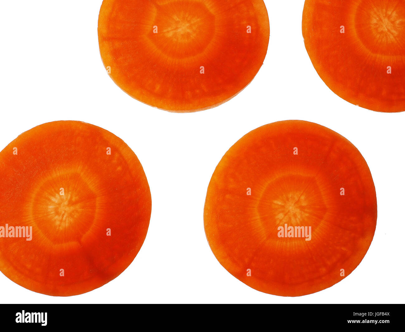 Fresh carrot slices Stock Photo - Alamy