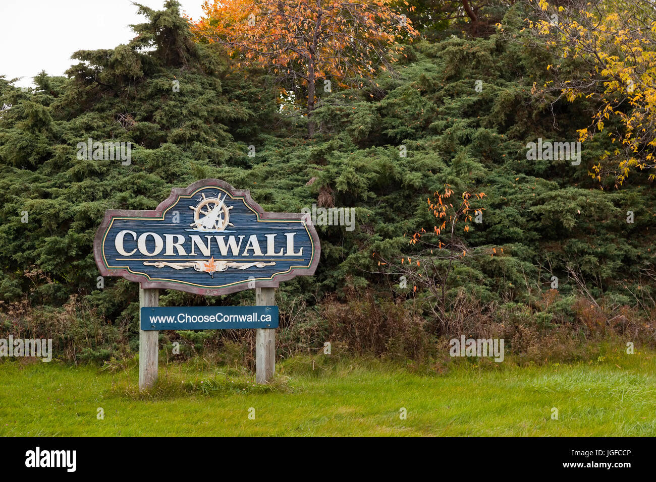 Welcome to cornwall sign hi-res stock photography and images - Alamy
