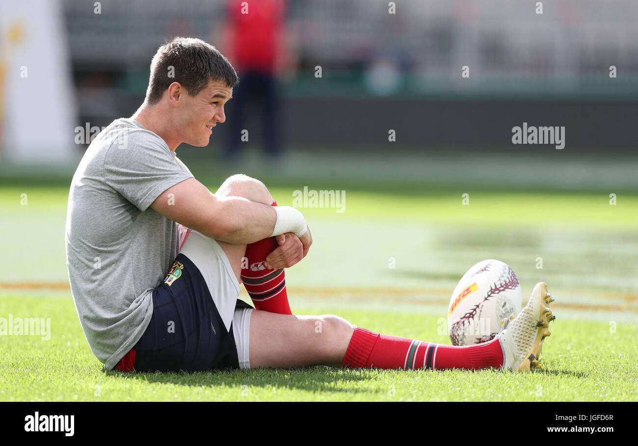 British and Irish Lions Jonny Sexton during the kickers session at Eden ...