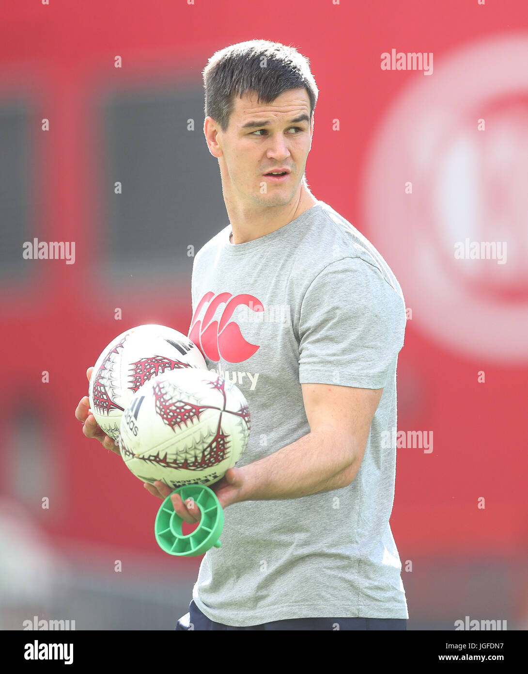 British and Irish Lions Jonny Sexton during the kickers session at Eden ...