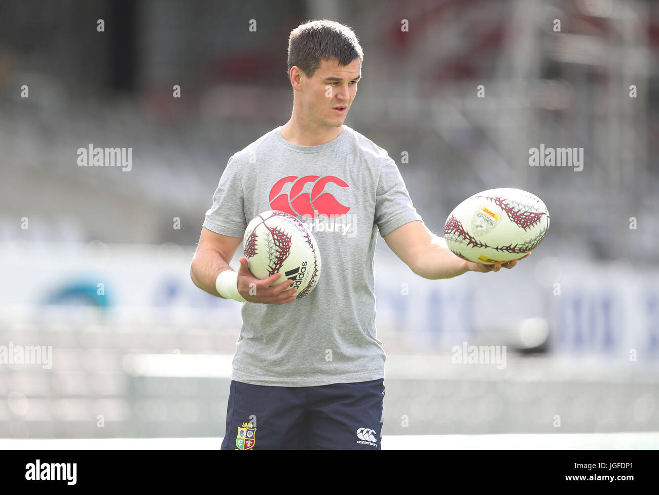 British and Irish Lions Jonny Sexton during the kickers session at Eden ...