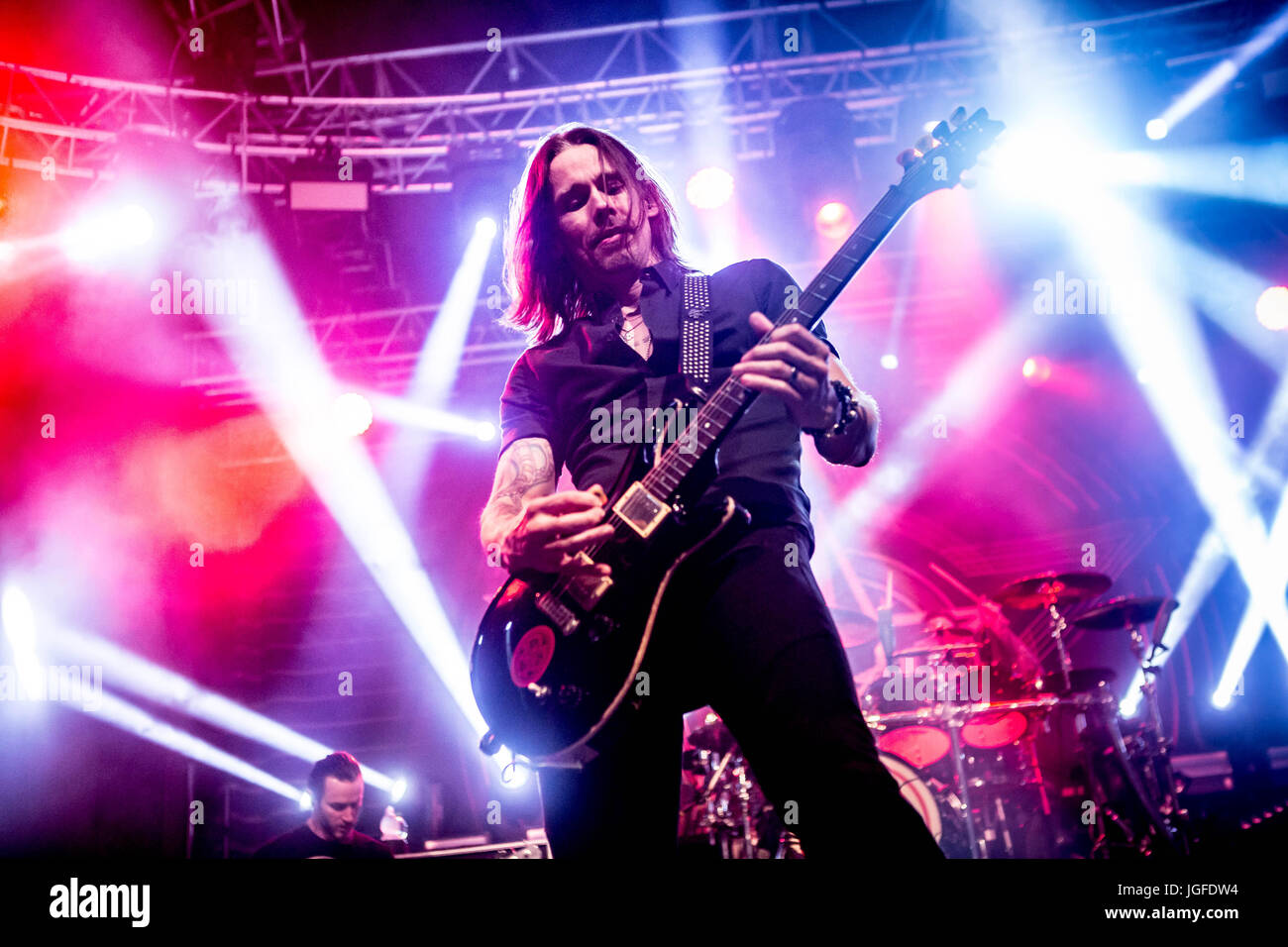 Milano, Italy. 06th July, 2017. Rock band Alter Bridge performs live at ...