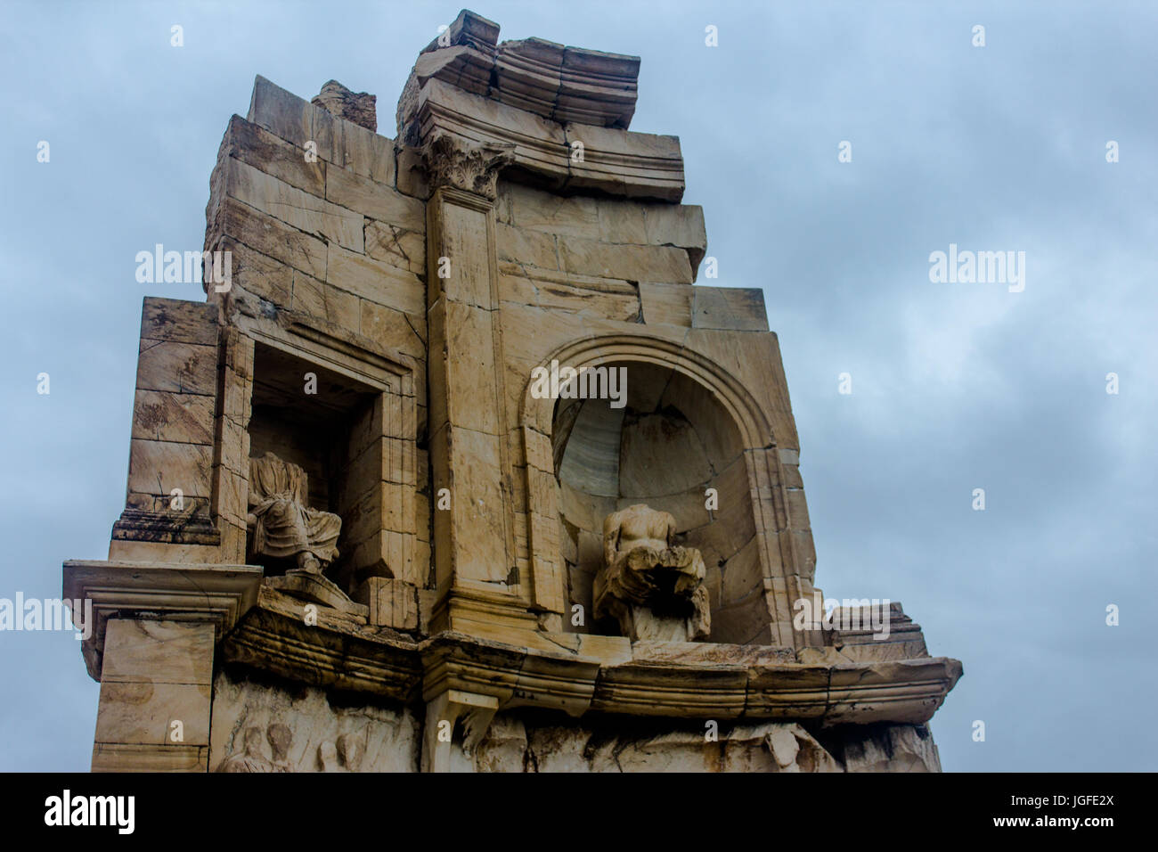 Muse Temple in Athens Greece Stock Photo - Alamy