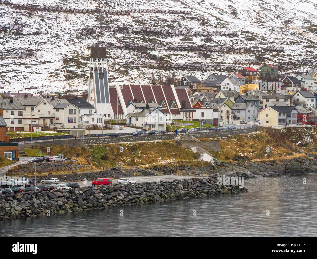 Hammerfest church (1961) is the main parish church in Hammerfest ...
