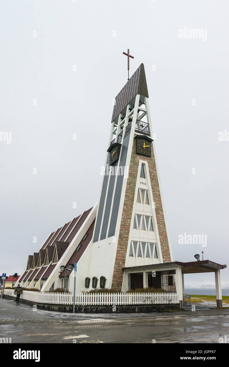 Hammerfest Church (1961) is the parish church for Hammerfest ...