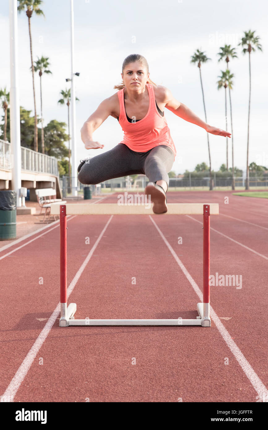 Hurdle jumping hi-res stock photography and images - Alamy