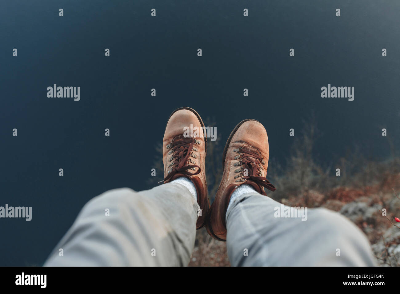 Lower legs dangling hi-res stock photography and images - Alamy