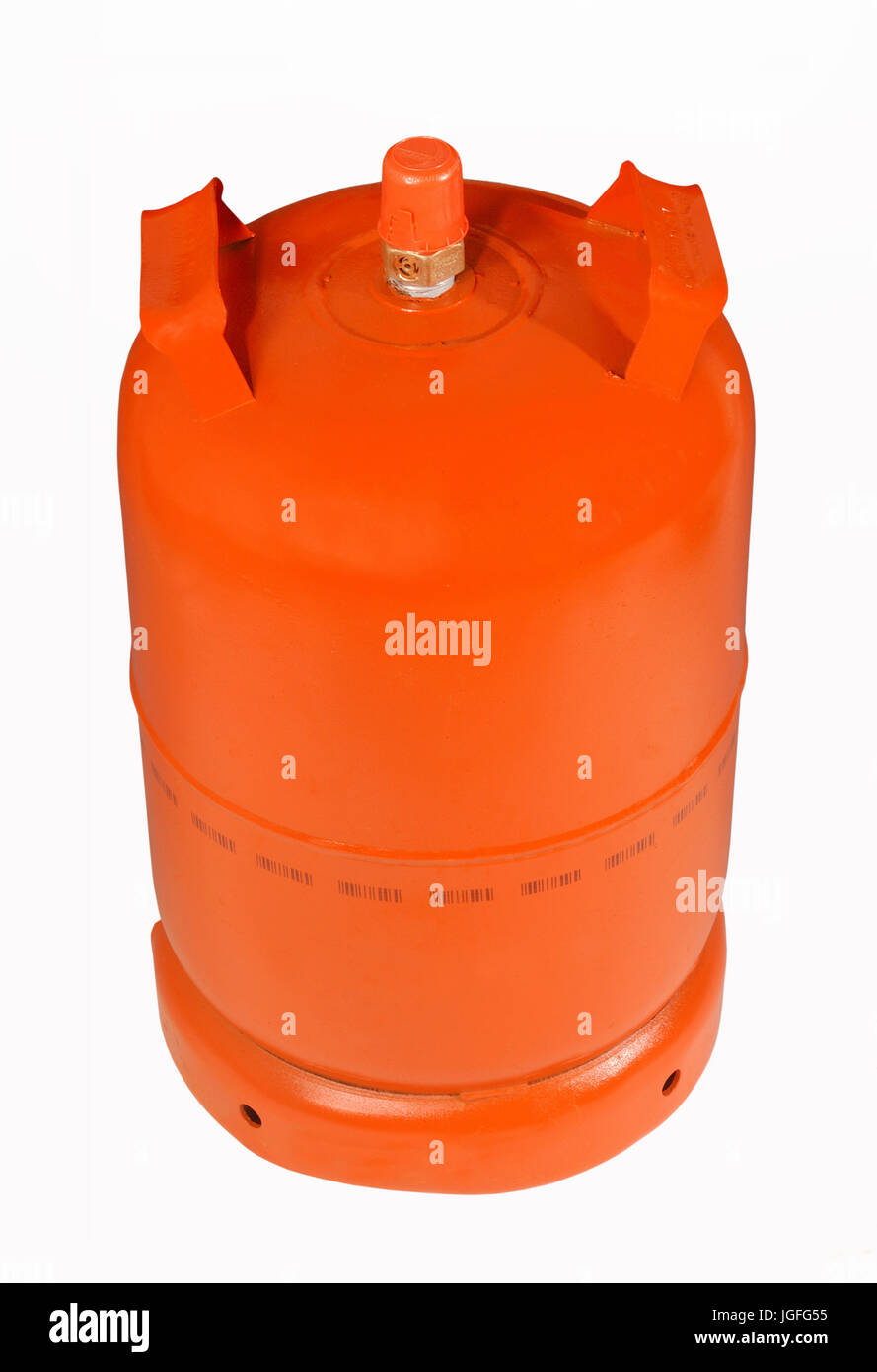 Orange bottele gas Stock Photo - Alamy