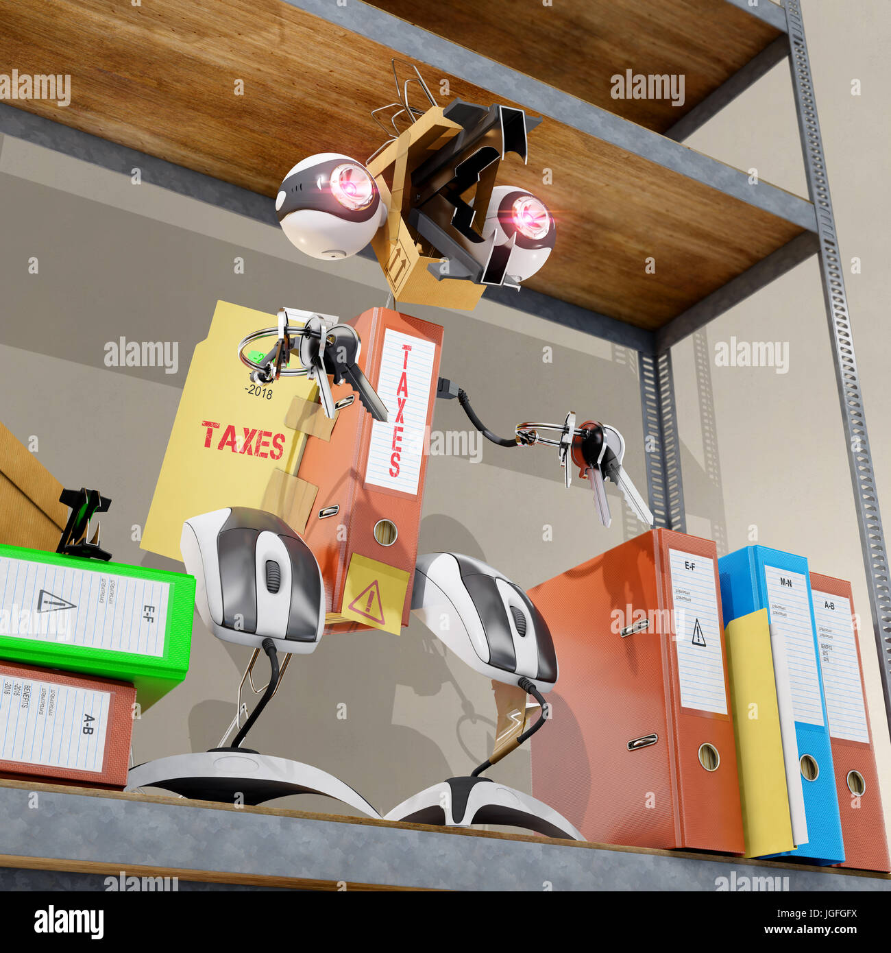 Office monster hi-res stock photography and images - Alamy