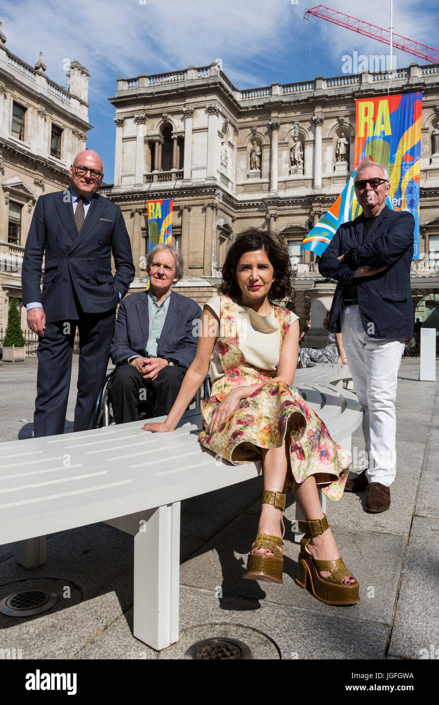 London, UK. 6 July 2017. Photocall with L-R: Lloyd Dorfman, Alan ...