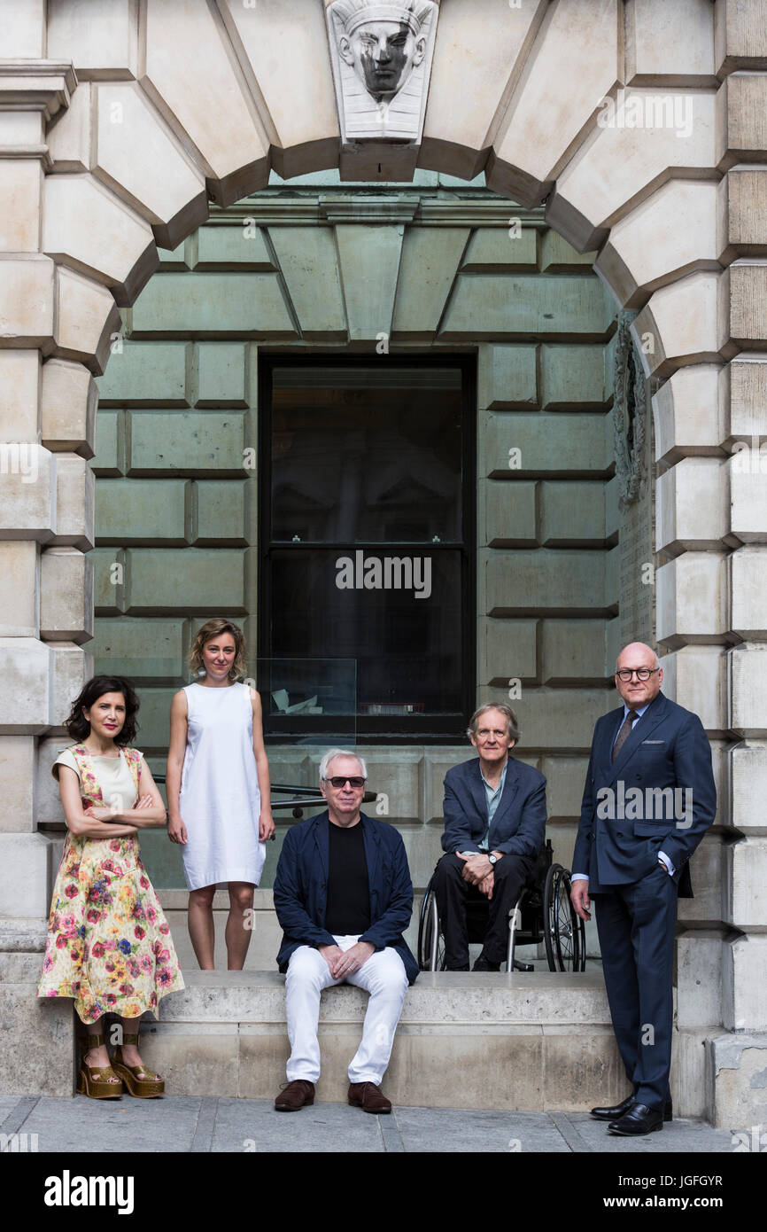 London, UK. 6 July 2017. L-R: Architect Farshid Moussavi, Kate Goodwin ...