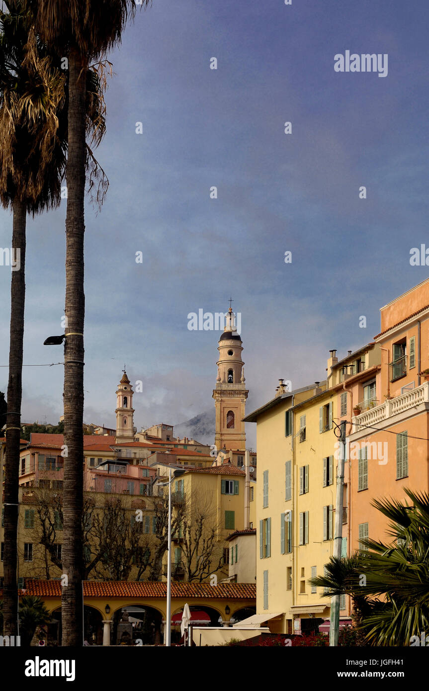 Menton, French Riviera Stock Photo - Alamy