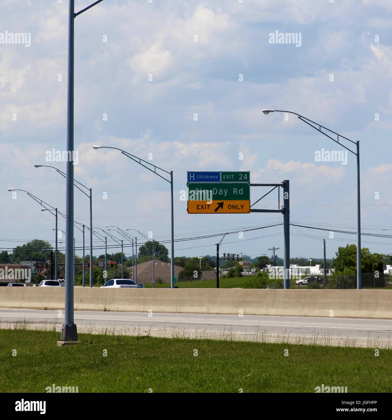 Town exit signs hi-res stock photography and images - Alamy
