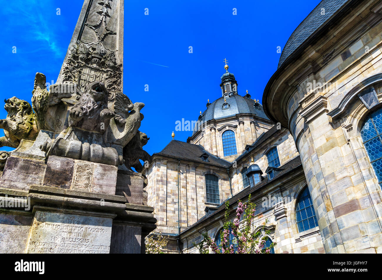 Famous baroque Cathedral in historic Fulda, Germany Stock Photo - Alamy