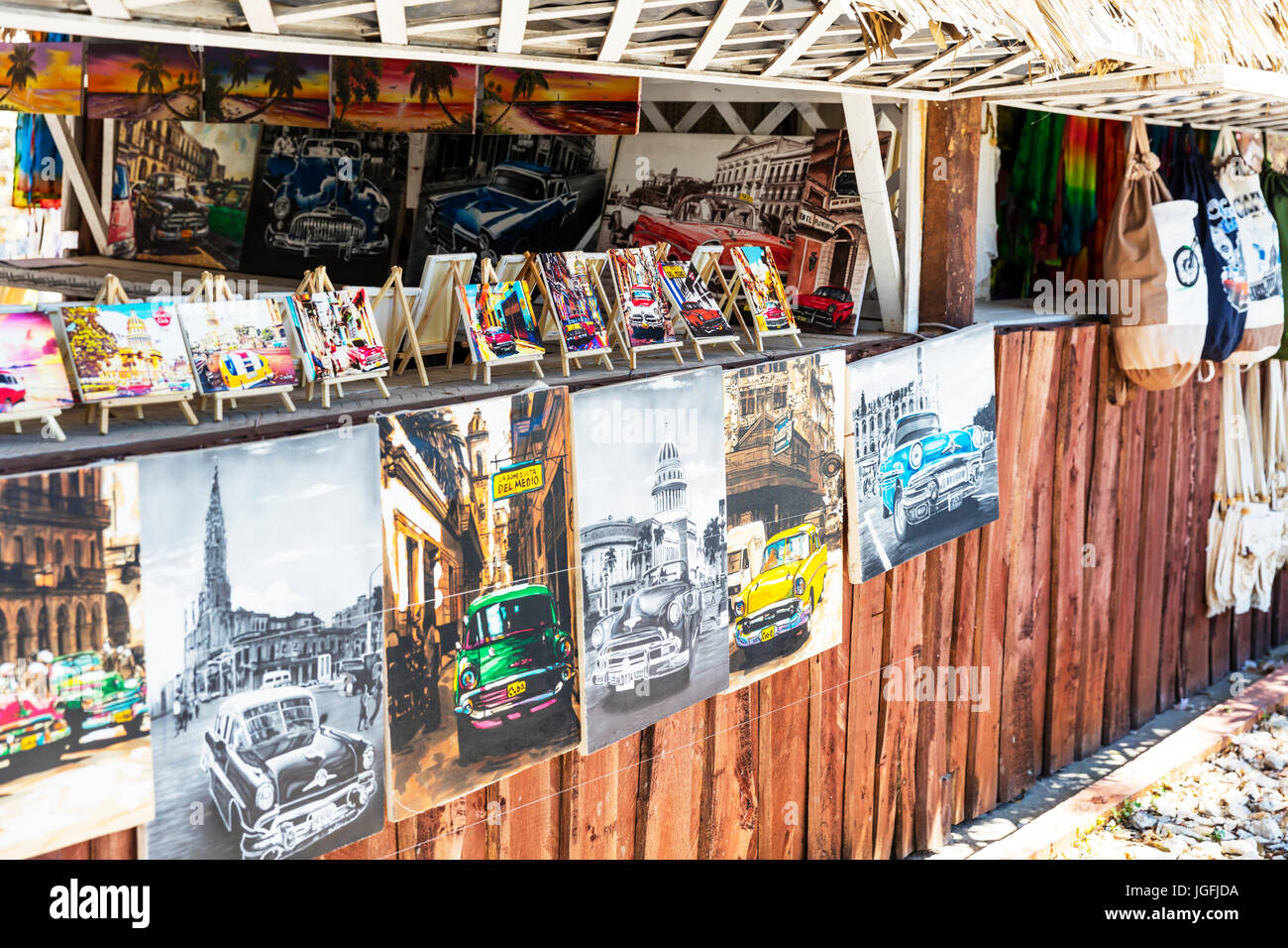 Cuban tourist shop, Cuban tourist goods, pictures of Cuba, Cuban flea ...