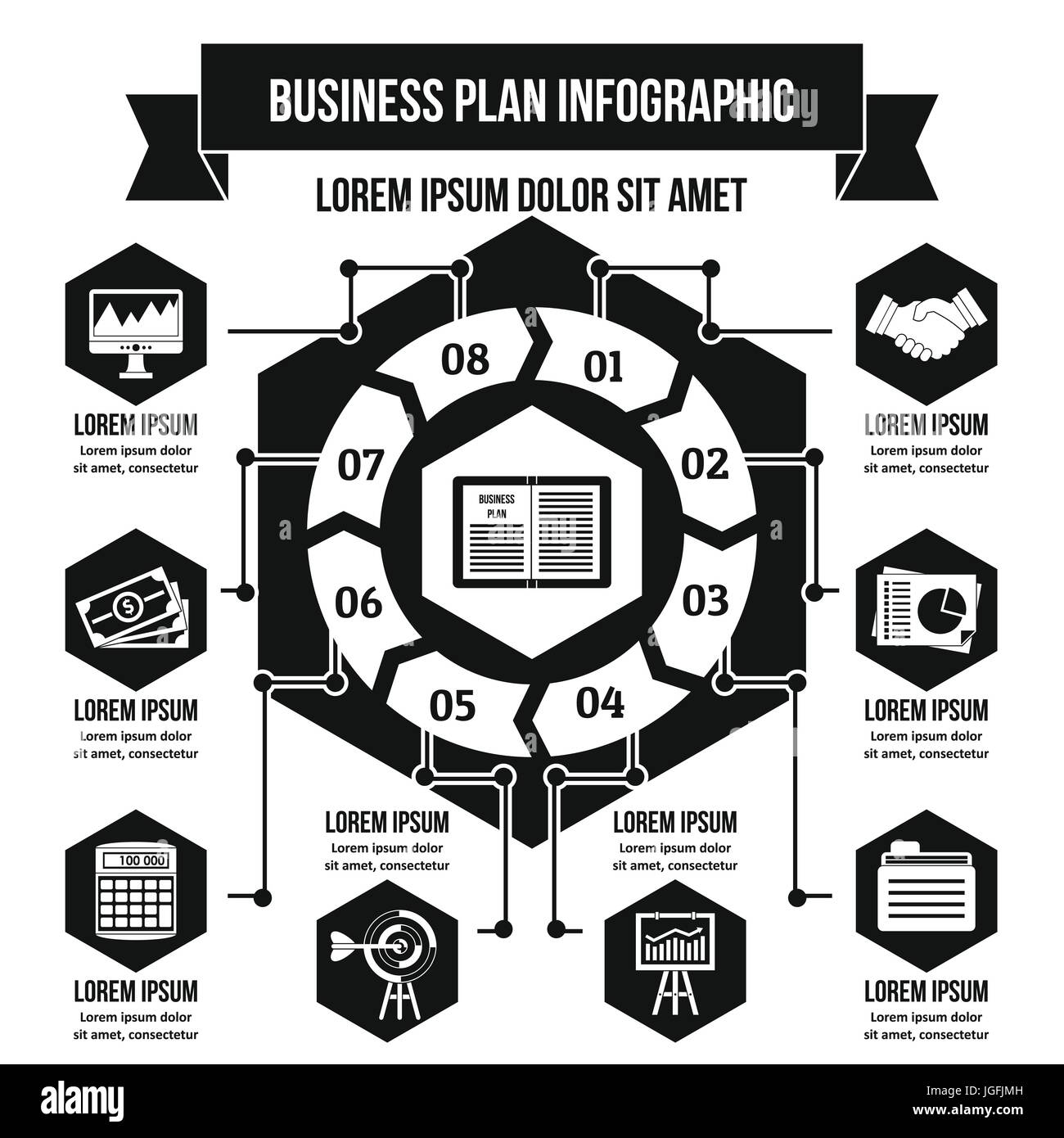 Business infographic concept, simple style Stock Vector Image & Art - Alamy
