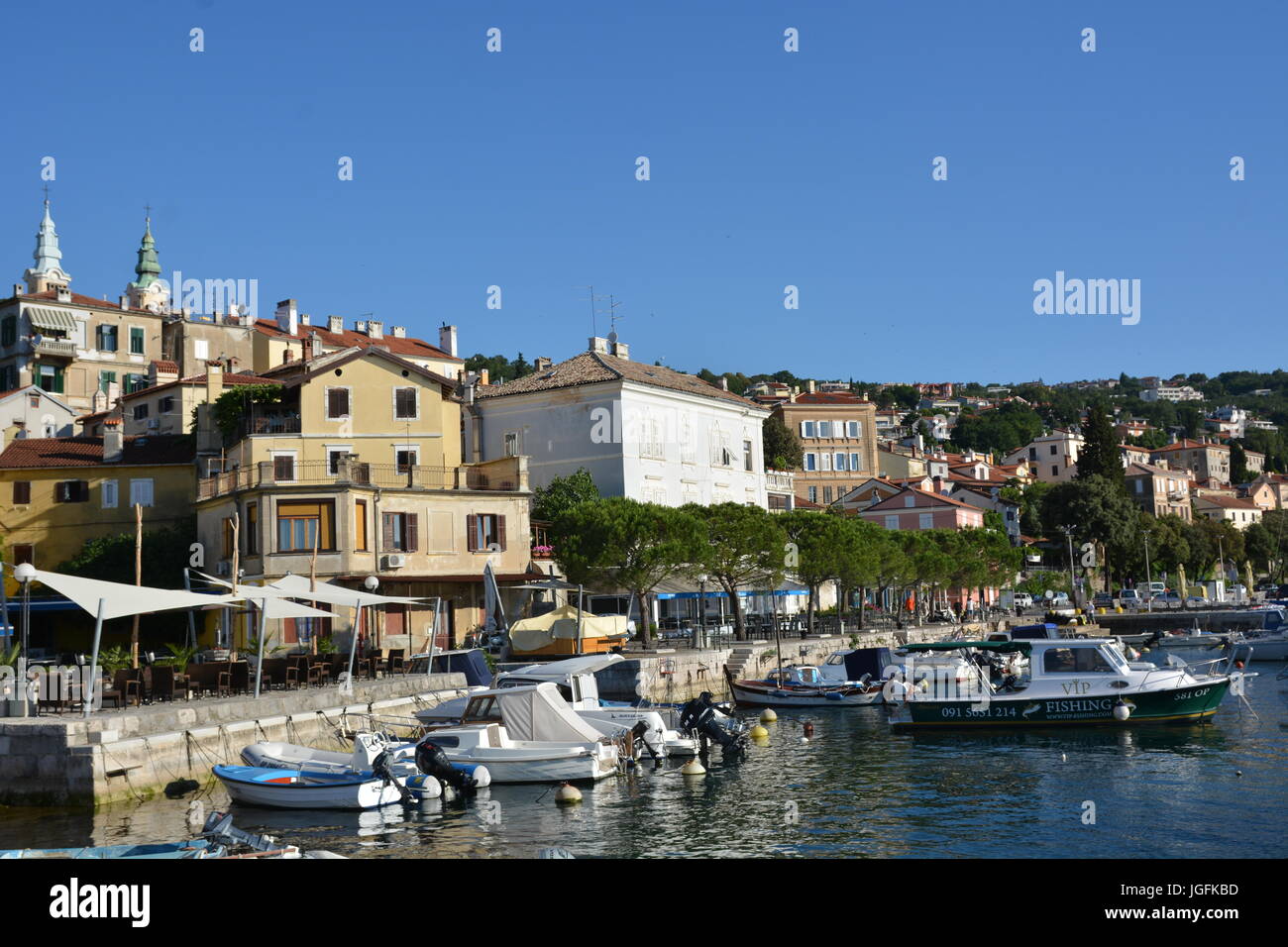 Volosko, Croatia - June 11, 2017 - City of Volosko belonging to Opatja ...